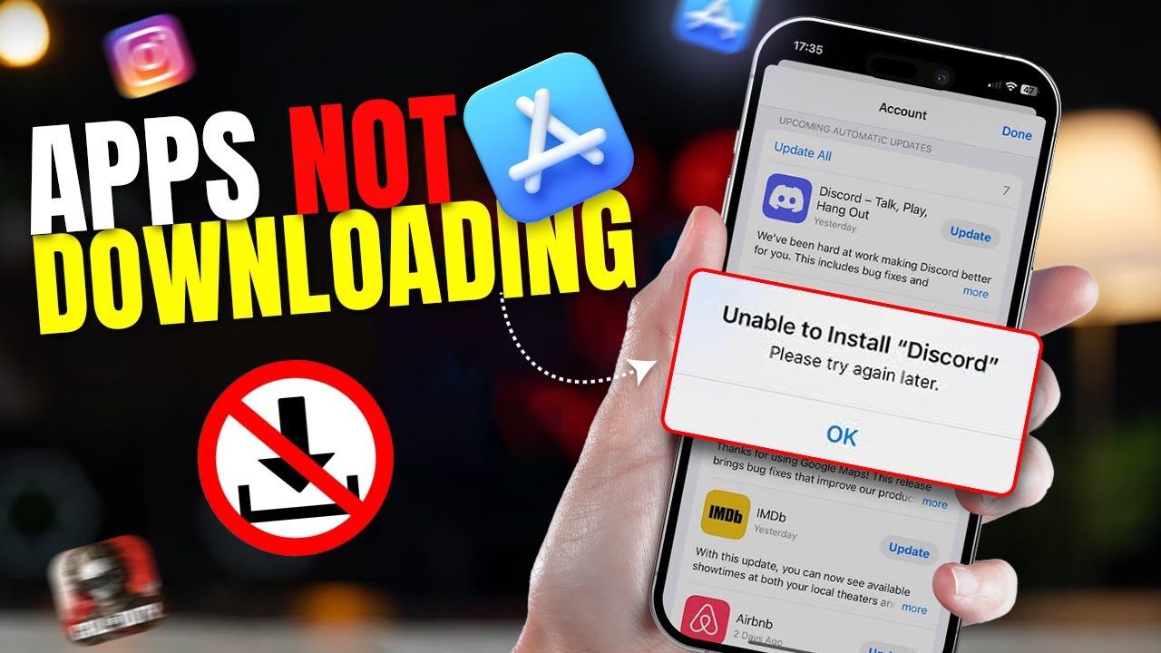 How To Fix Apps Not Downloading On App Store Unable To Install Apps