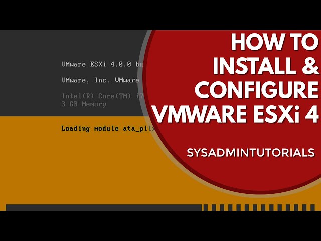 Install And Configure Vmware Esxi Host Vcp7 Dcv 2022 44 Off