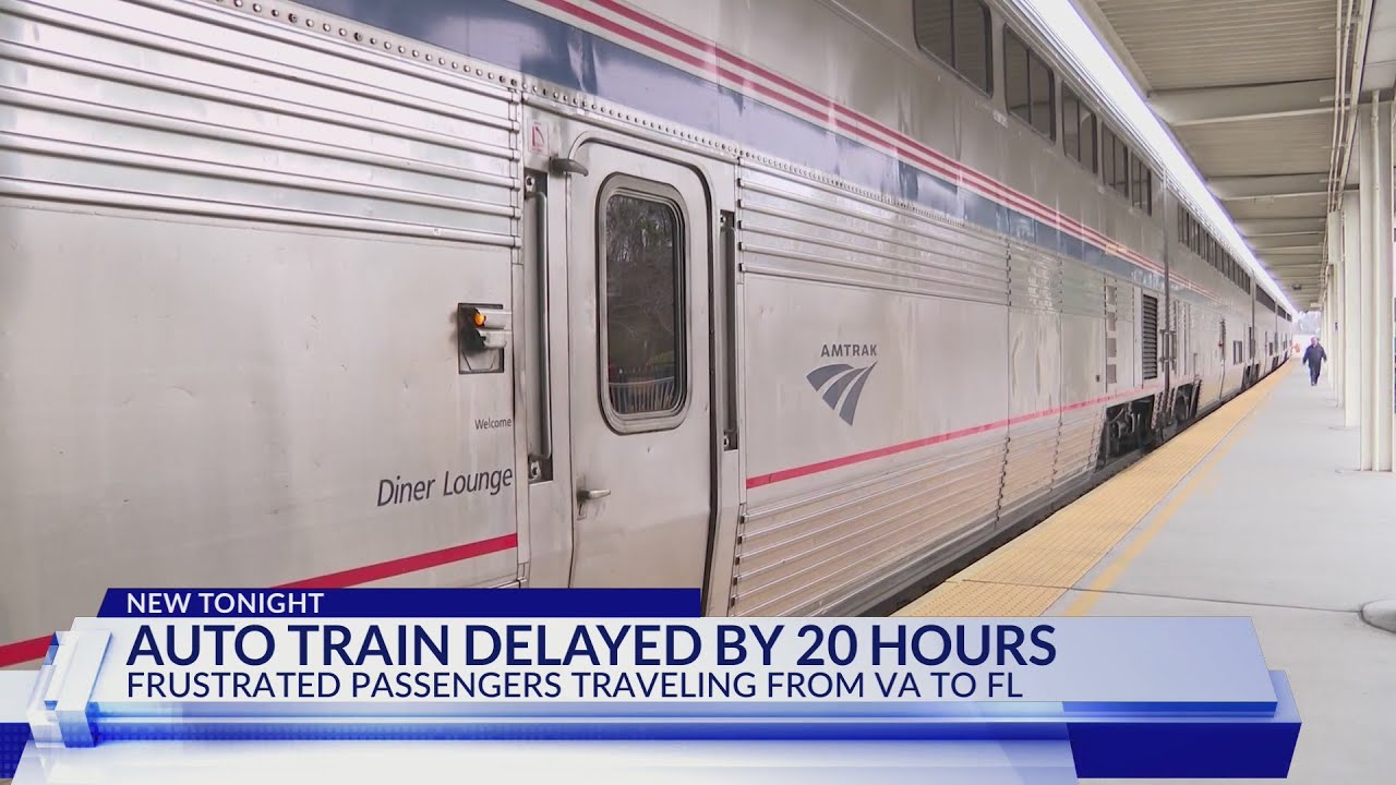 Amtrak Auto Train Trip Takes 37 Hours Because Of Derailment Delay Youtube
