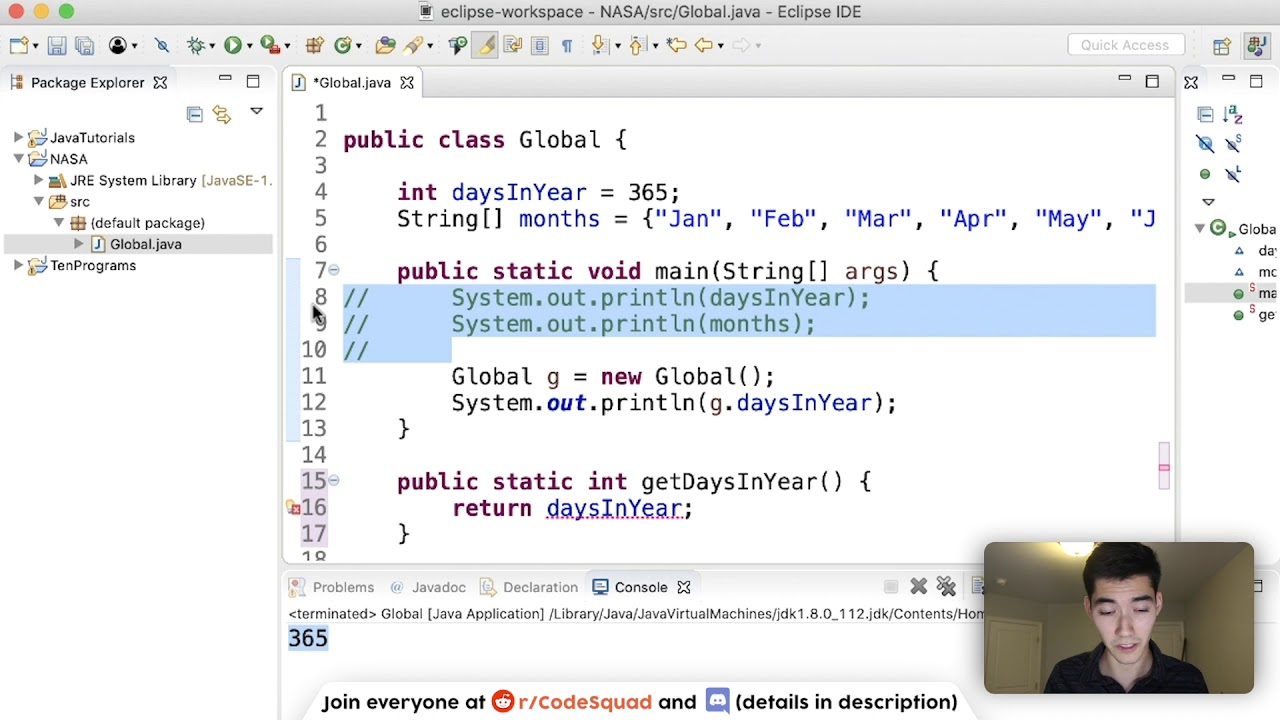 Global Variable In Java How To Use Global Variables In Java Youtube