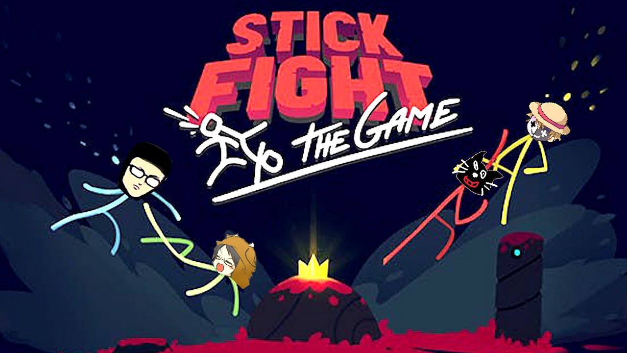 4人実況 ハチャメチャすぎてずっと笑えるゲーム Stick Fight The Game Youtube