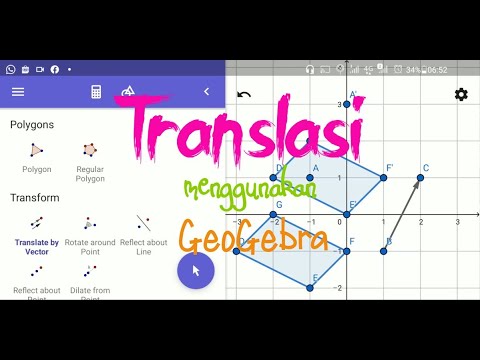 Translasi Menggunakan Geogebra Youtube