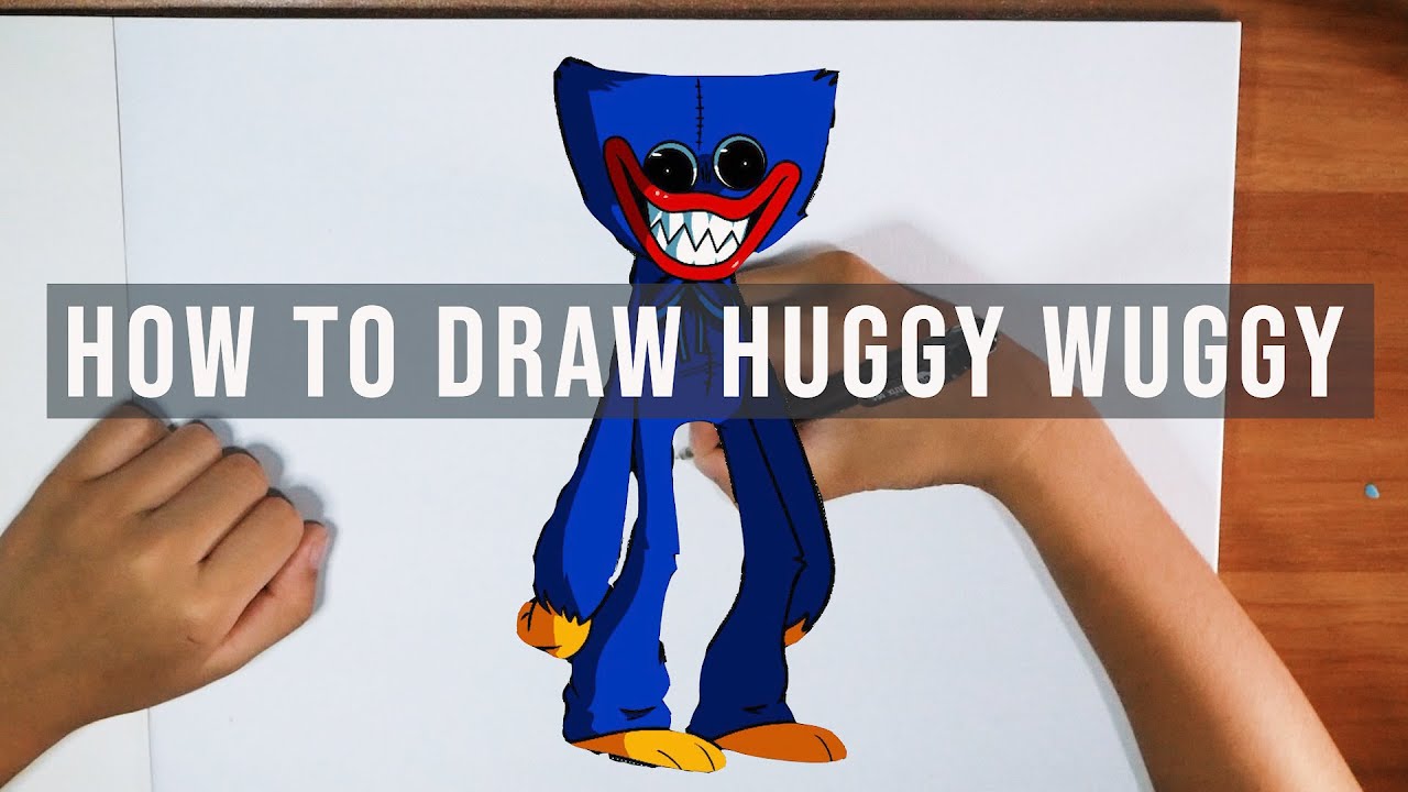 How To Draw Huggy Wuggy Youtube