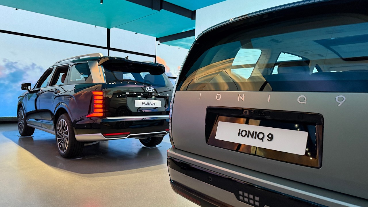 2026 Hyundai Palisade Vs Ioniq 9 Side By Side Exterior Comparison