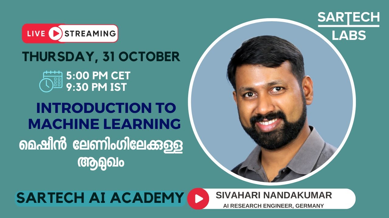 Machine Learning In Malayalam Youtube
