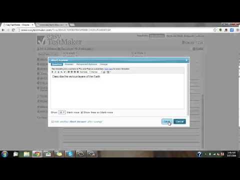 How To Video For Easytestmaker Youtube