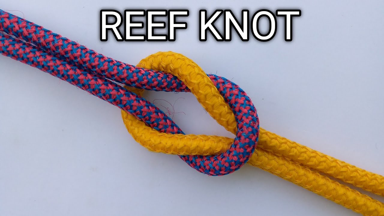 How To Tie The Reef Knot Only The Binding Knot How Youtube