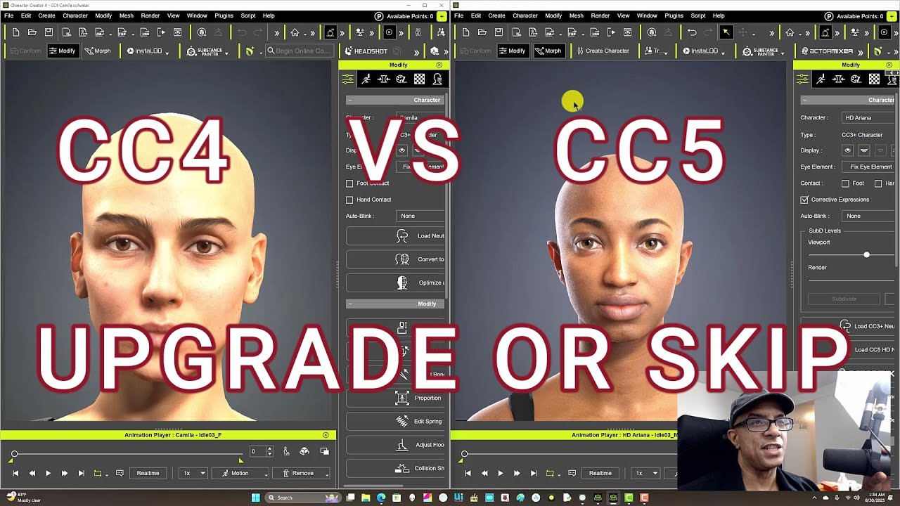 Reallusion Cc4 Vs Cc5 Upgrade Or Skip Youtube