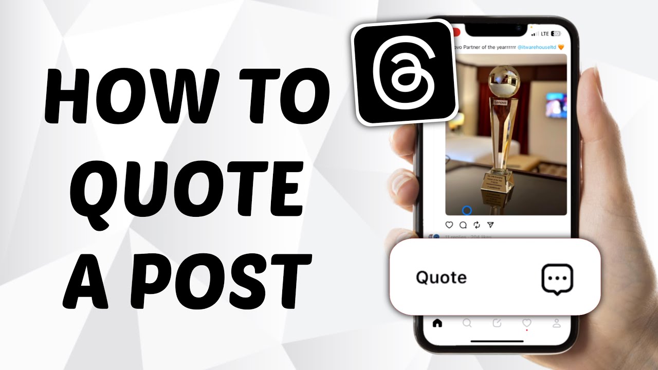 How To Quote A Post On Threads Youtube