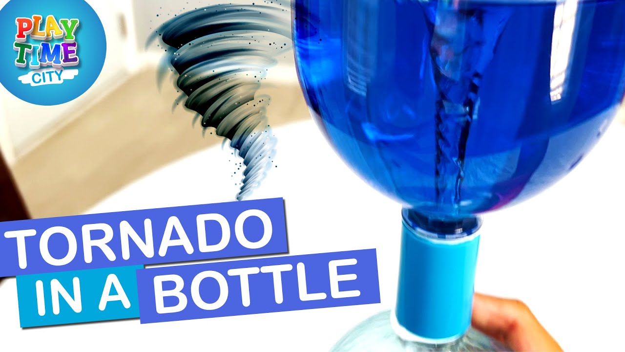Tornado In A Bottle Science Experiment For Kids Discovery Tornado