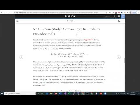 Daniel Liang Java Section 5 11c Youtube