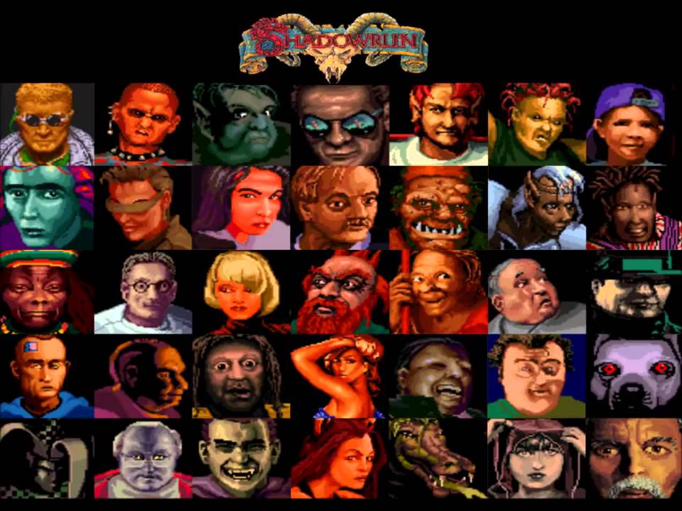 Shadowrun Snes Sprites Shadowrun For The Sega Genesis Captures The