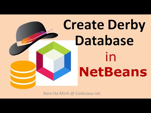How To Create Derby Database In Netbeans Ide Youtube