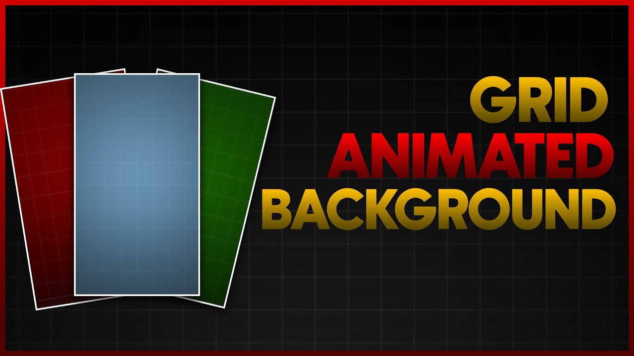 Animated Grid Background After Effects Tutorial Free Template Download