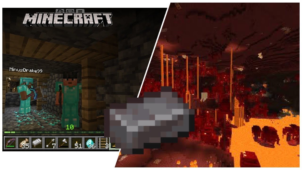 Menjelajahi Nether Minecraft Youtube