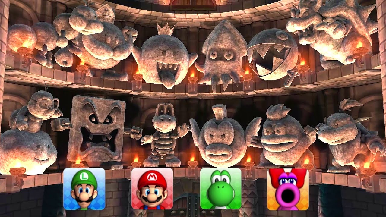 Luigi S Boss Rush In Mario Party 9 All Boss Minigames Youtube