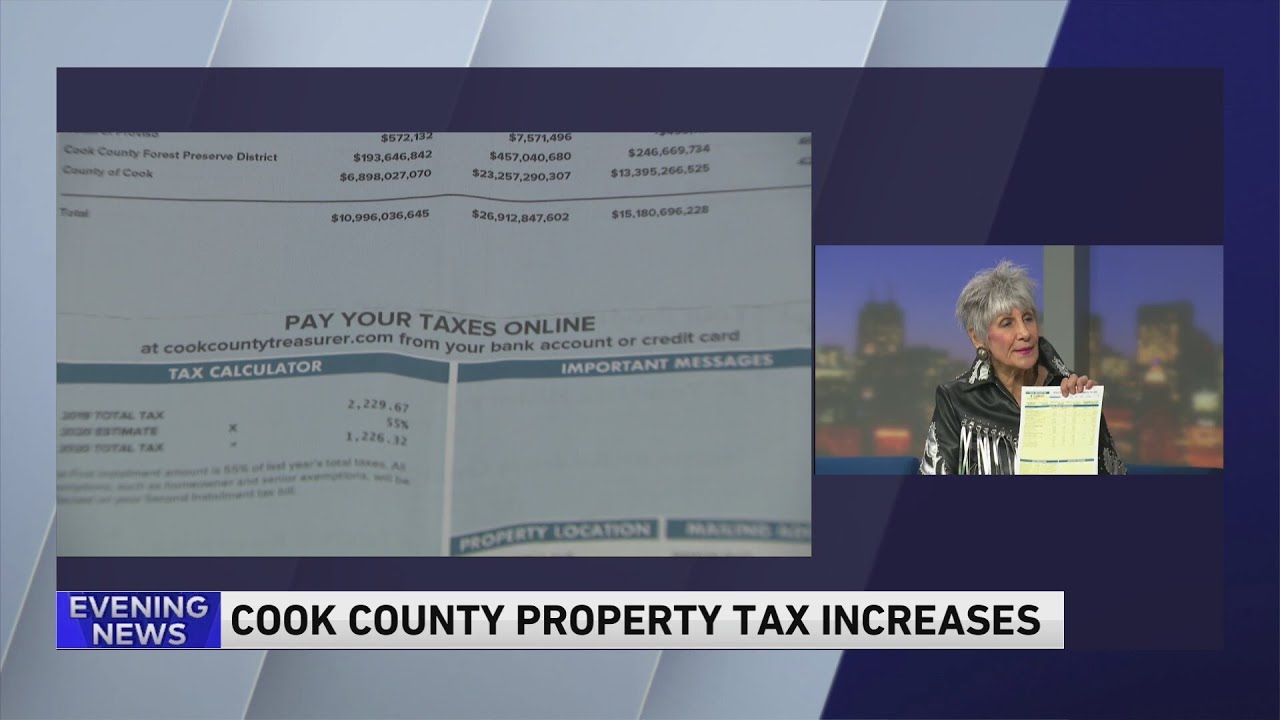 Cook County Treasurer Maria Pappas Talks Property Tax Increase Youtube