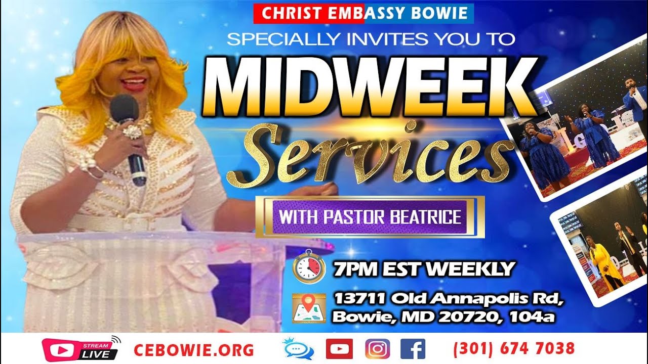 Christ Embassy Bowie Midweek Service February 26th 2025 Youtube