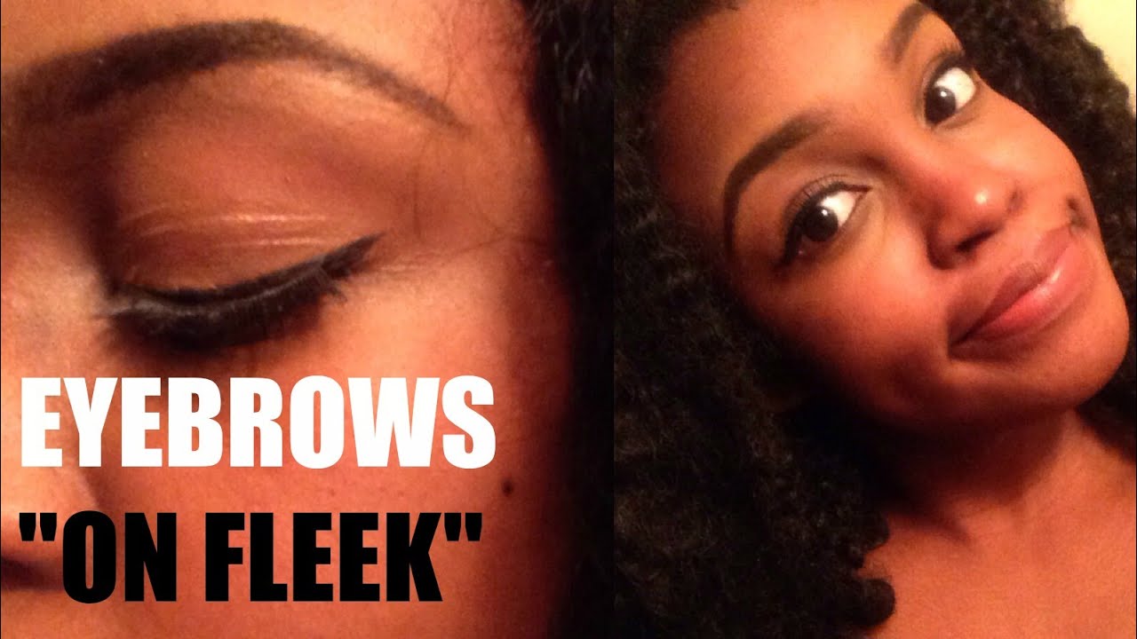 Eyebrows On Fleek Tutorial Rarediamondzz Youtube