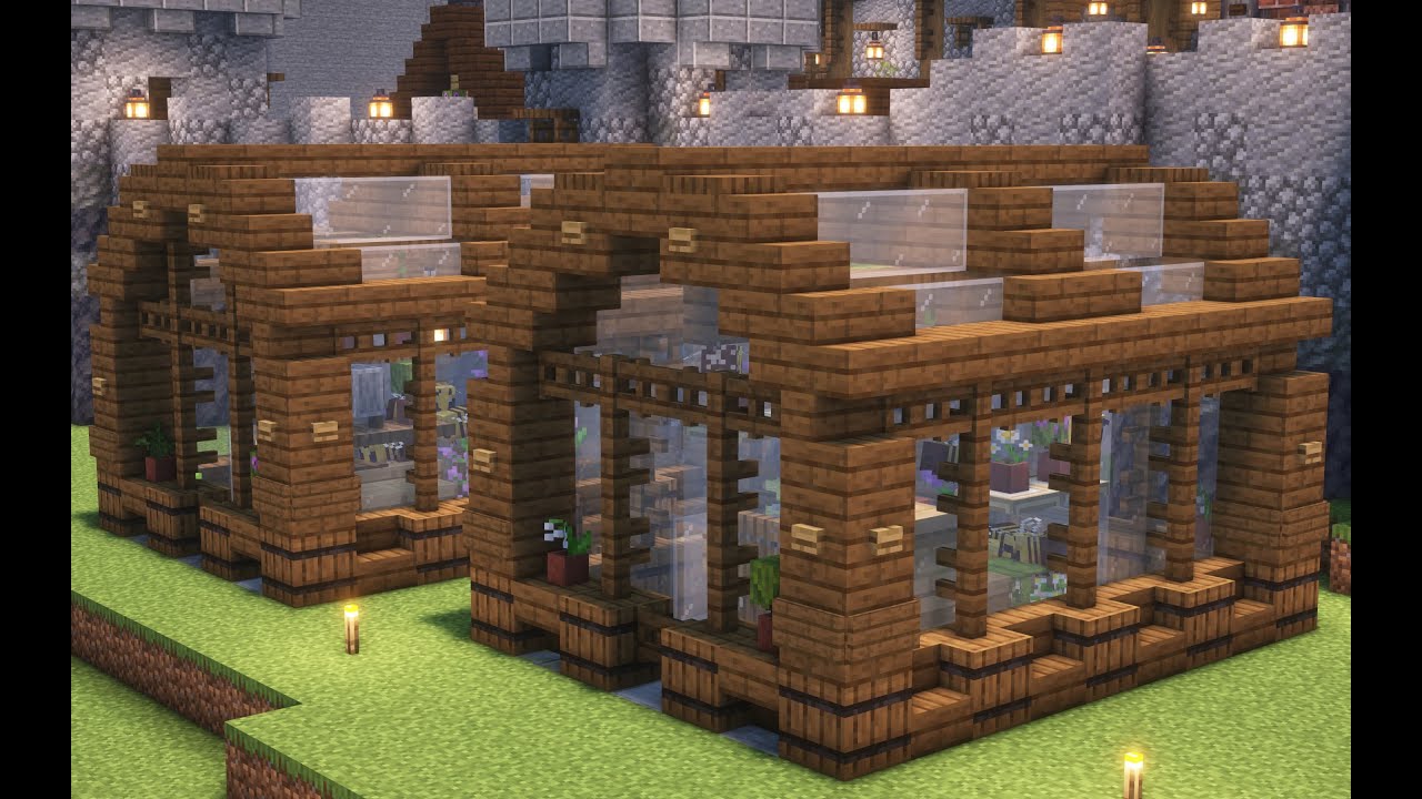 Glass Greenhouse Minecraft At Charlene Warden Blog
