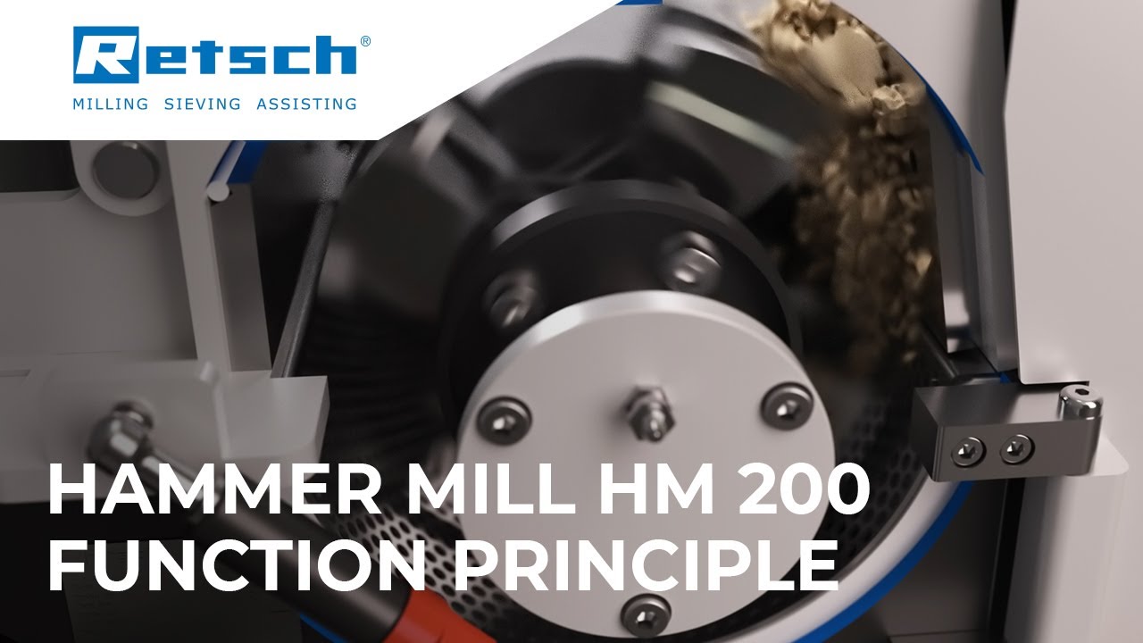Hammer Mill Hm 200 Function Principle Youtube