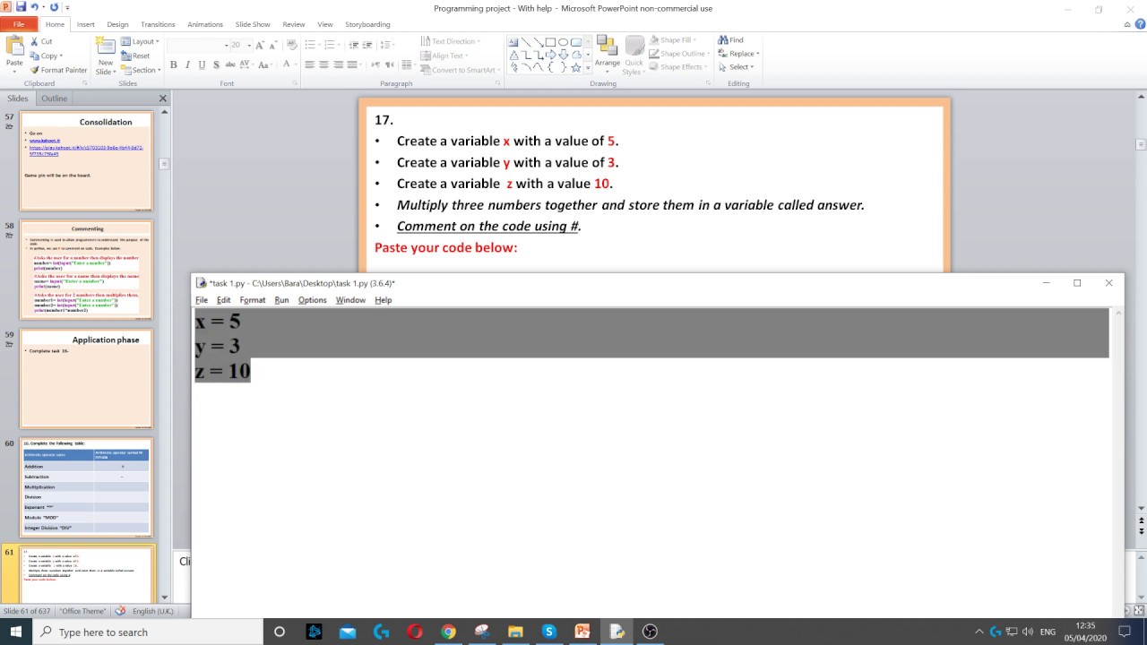 Task 17 Arithmetic Operators Youtube