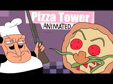 Pizza Tower Mas O Peppino Tem Uma Espingarda Animação Pizza Tower