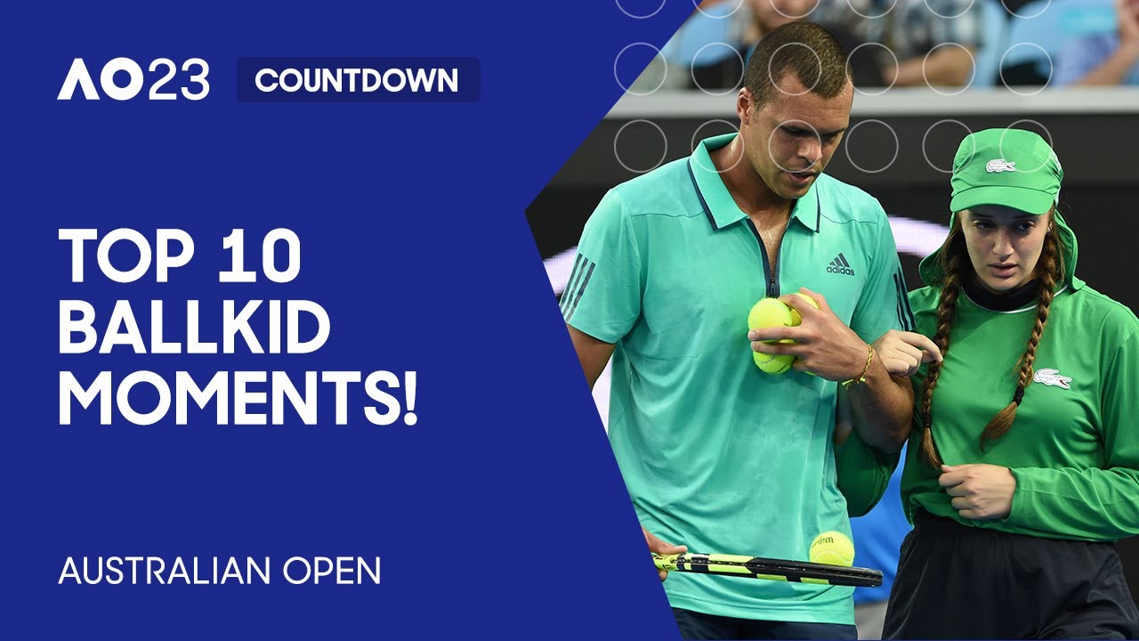 Top 10 Best Ballkid Moments In Tournament History Australian Open