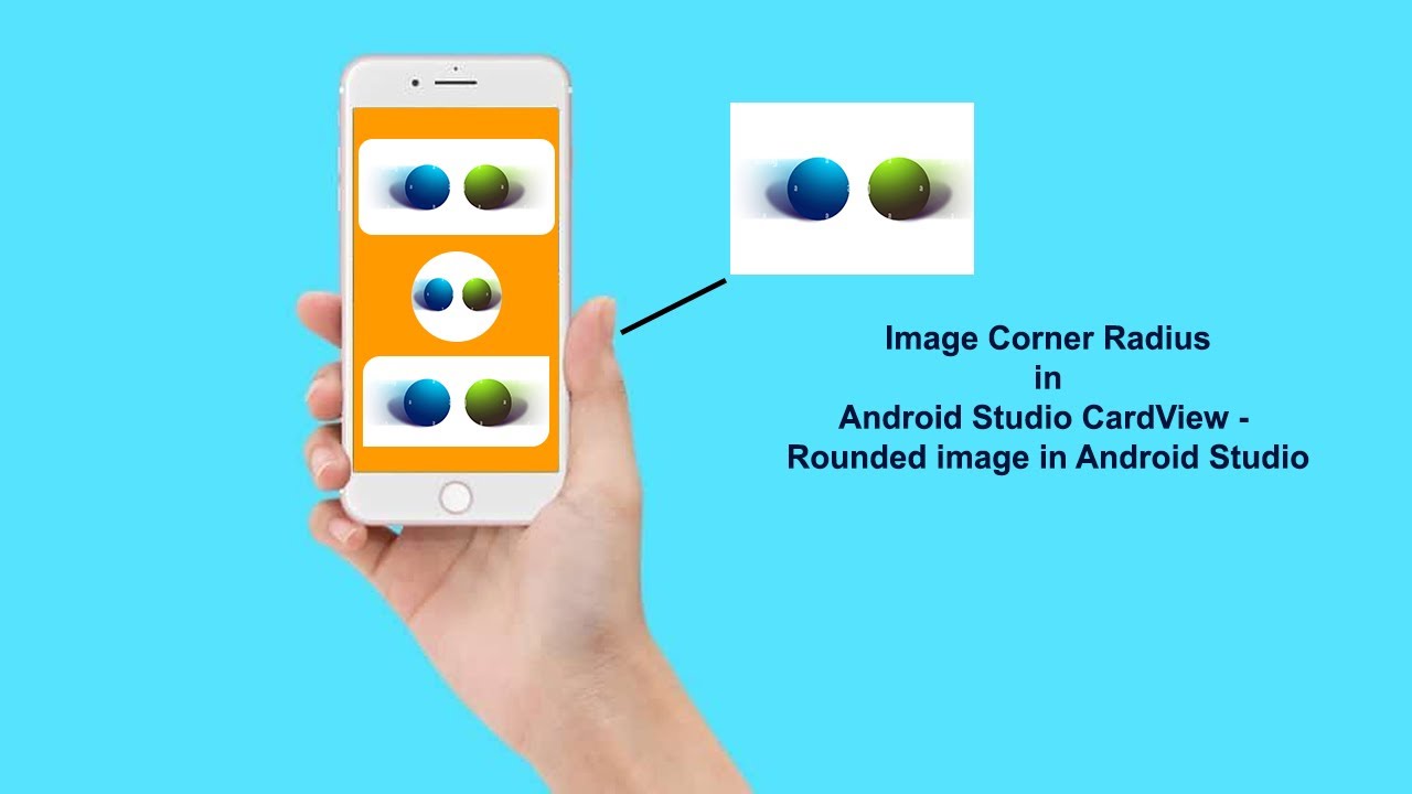 Image Corner Radius In Android Studio Cardview Rounded Image In