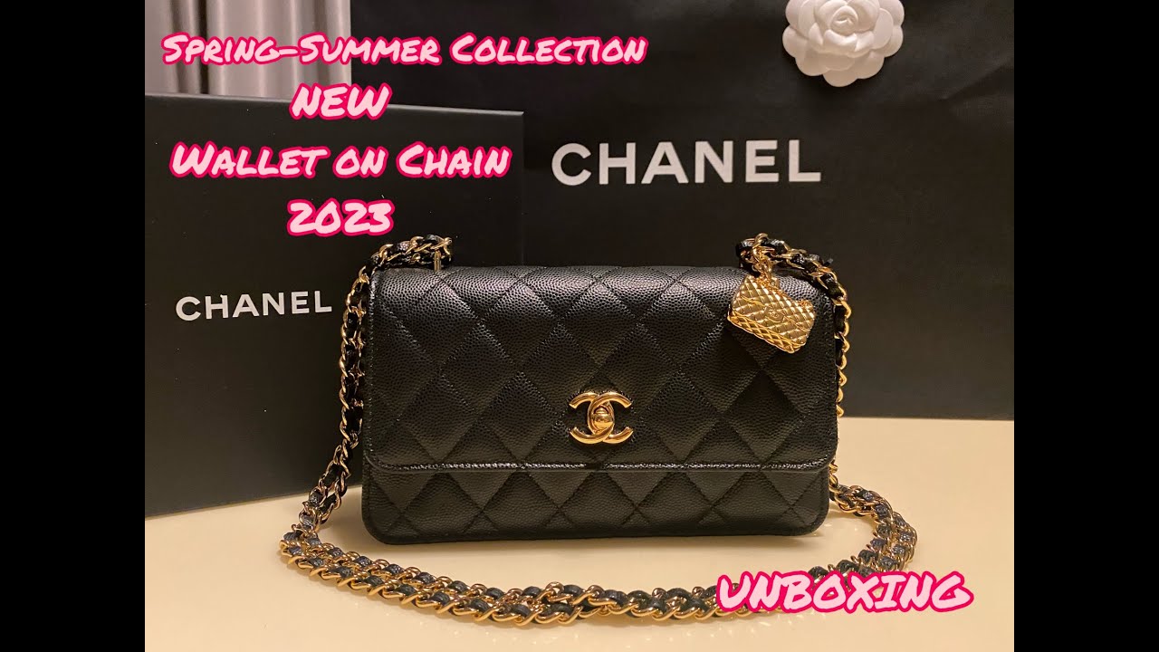 Chanel Wallet On Chain 2023 Woc With Charm ร นใหม ล าส ด Spring
