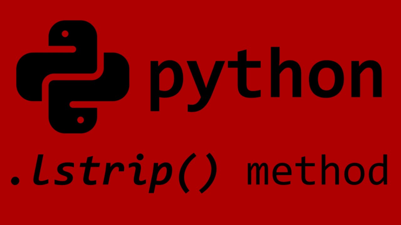 Python Lstrip String Method Youtube