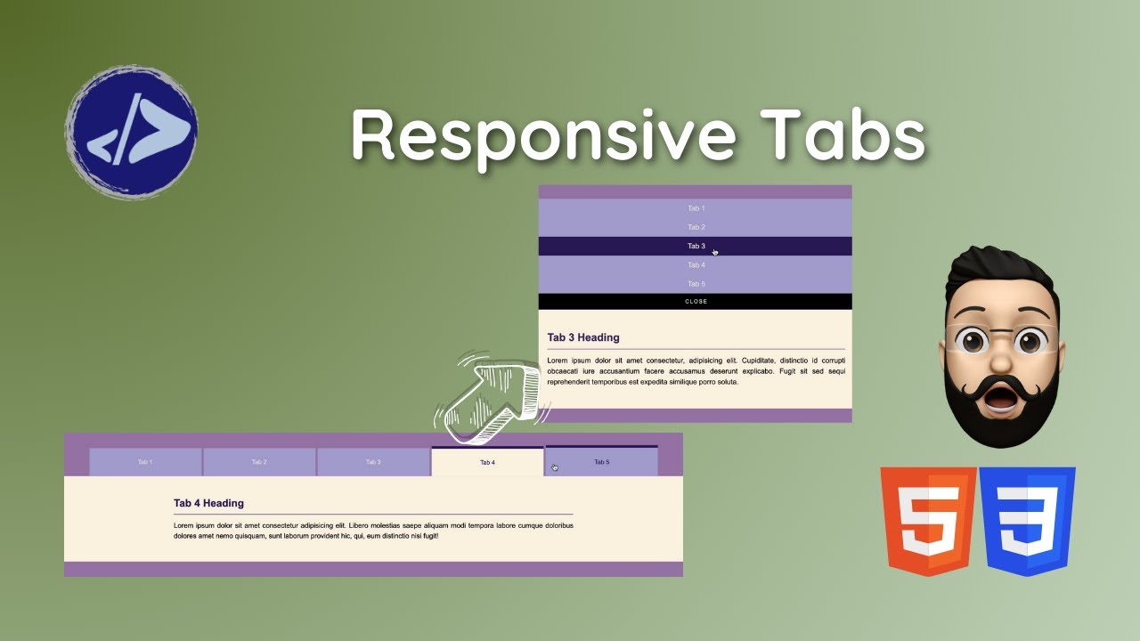 Responsive Tabs Customized Dev Responsive Tabs Using Html Css