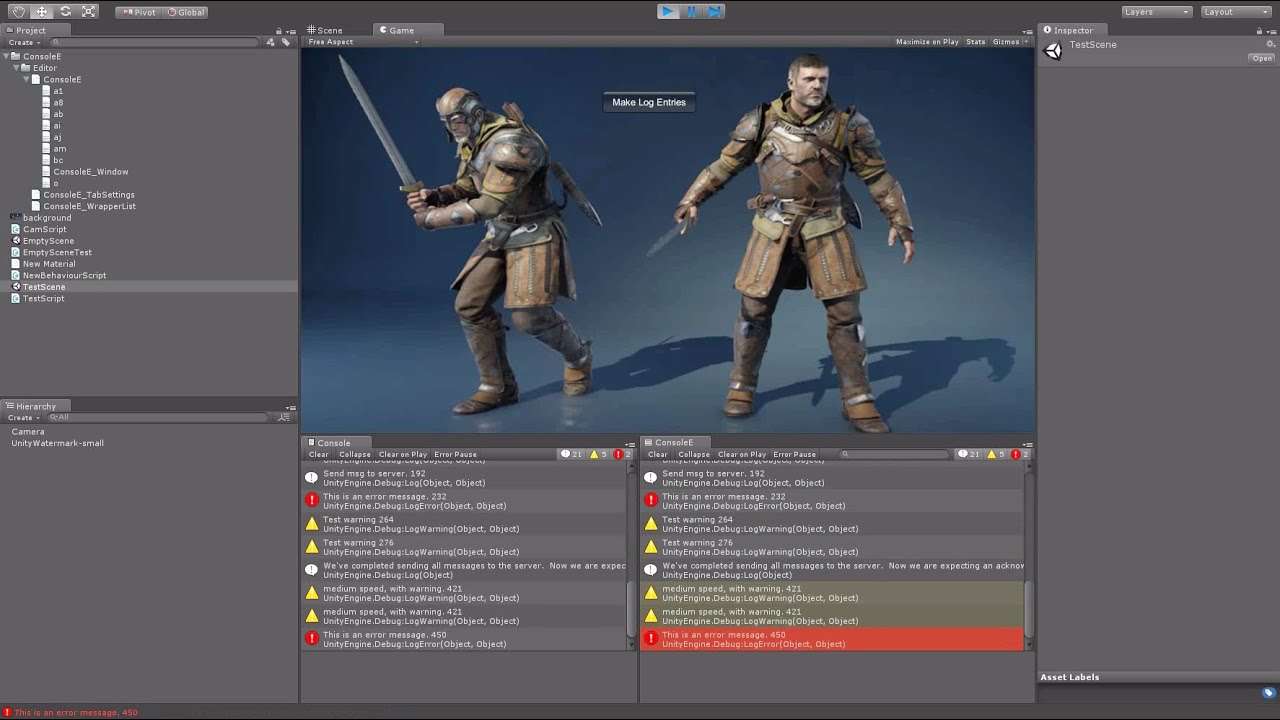 Replacing Unity S Console Youtube
