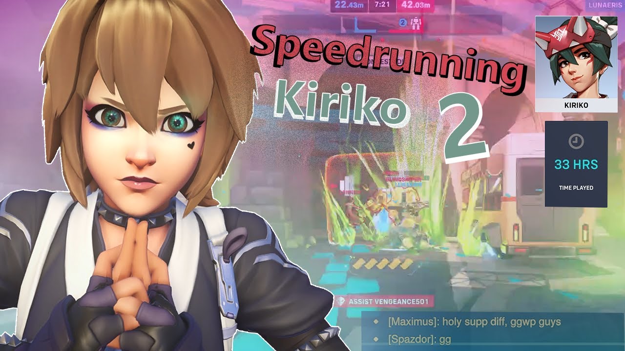Speedrunning Kiriko 2 Overwatch 2 Youtube