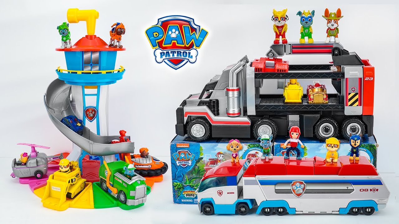 Paw Patrol Toys Unboxing Asmr Paw Patrol Ultimate Adventure Bay Tower