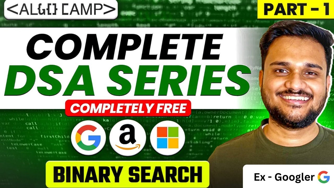 Binary Search Series Part 1 Basics To Advanced Data Structures
