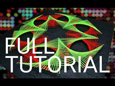 String Art Full Tutorial Youtube
