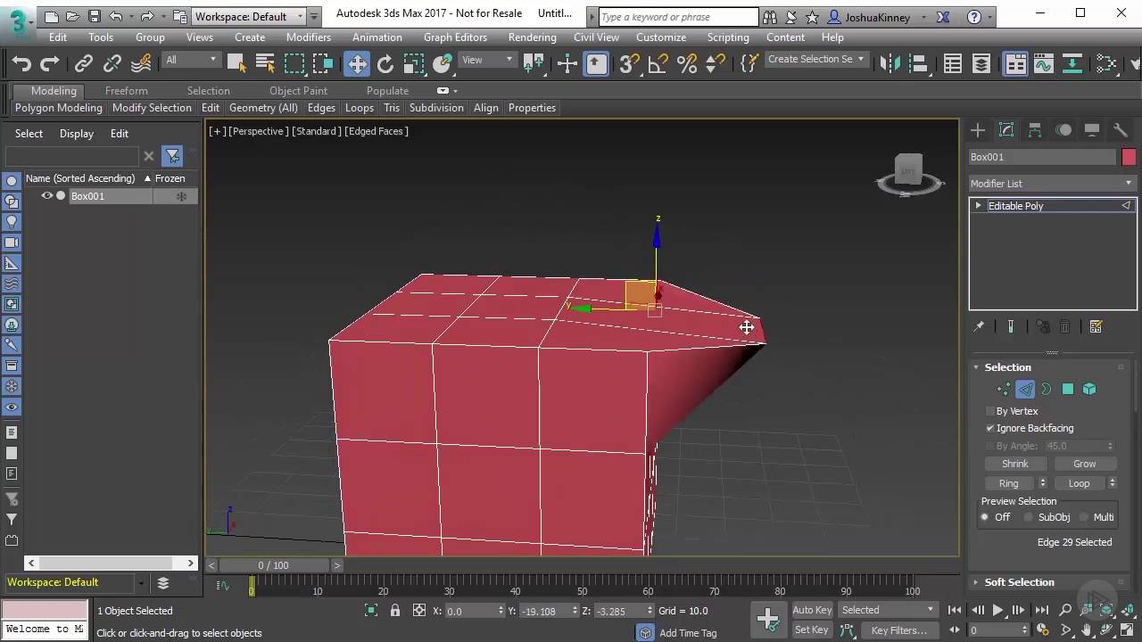 Accessing Sub Object Modes In 3ds Max Youtube