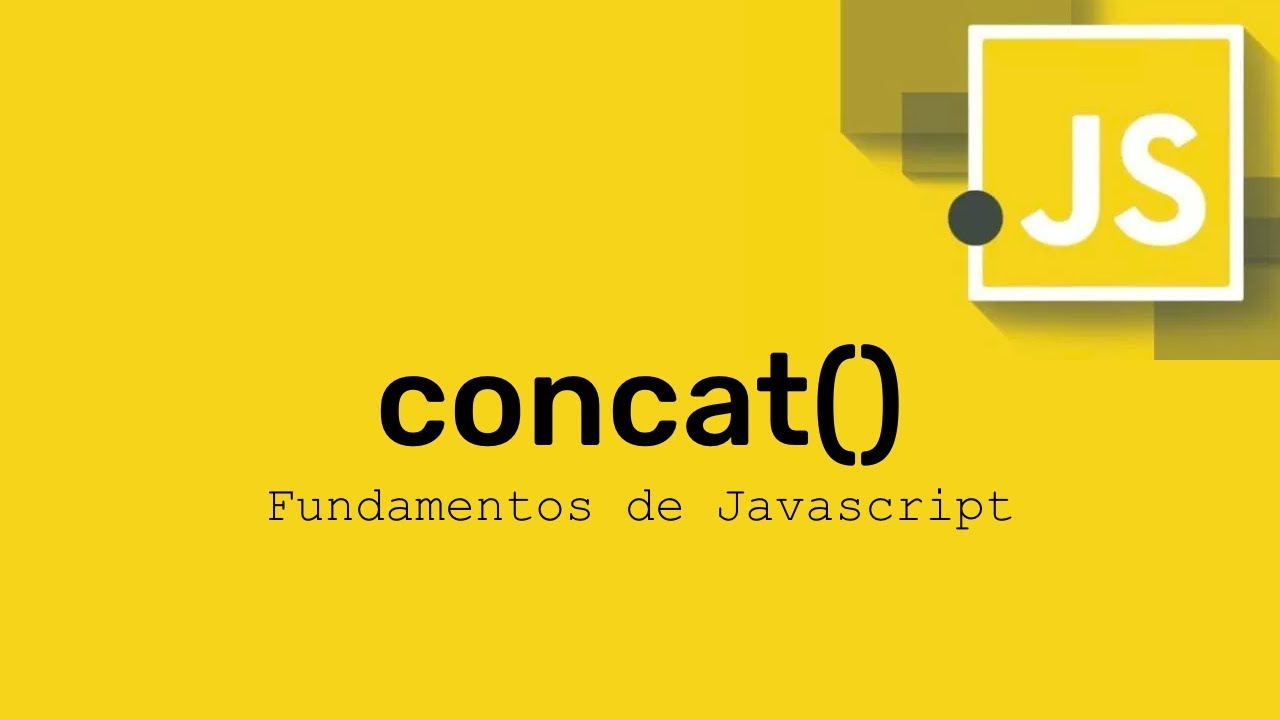 Método Concat Javascript Youtube