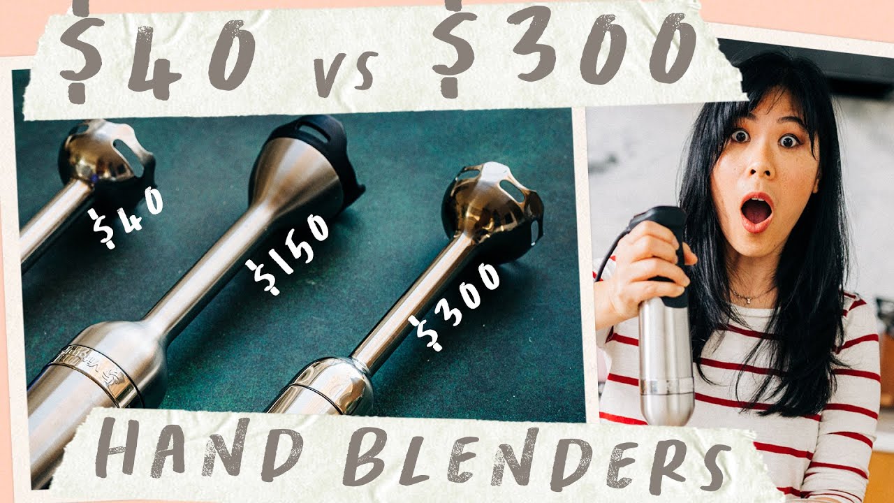 40 Vs 300 Hand Blenders Tested Youtube