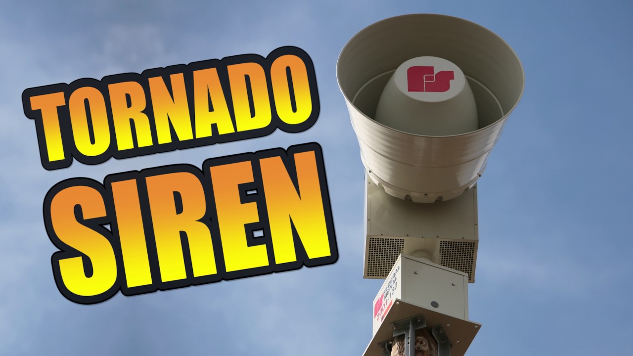 Tornado Warning Siren Free Sound Effect Youtube