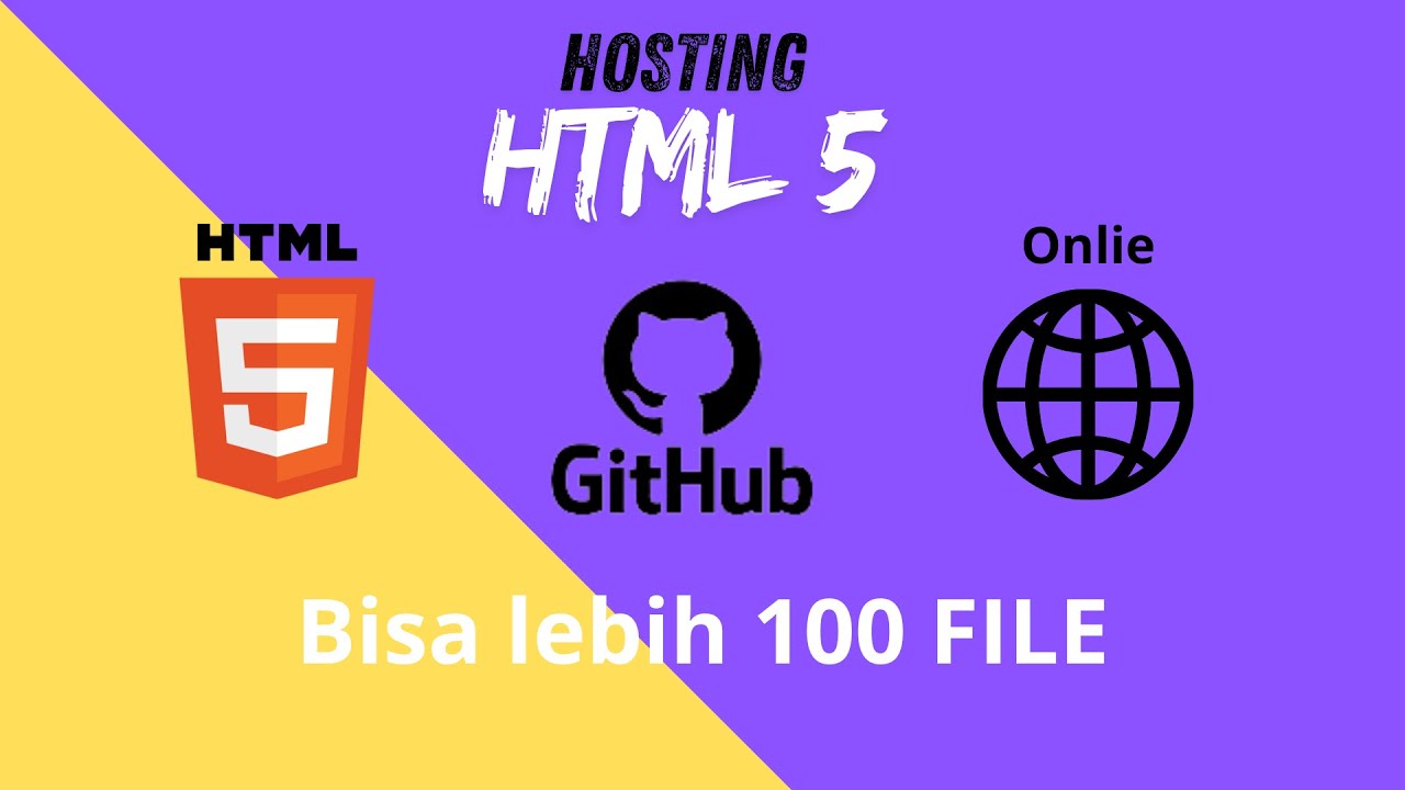 Cara Hosting Github Lebih 100 File Youtube