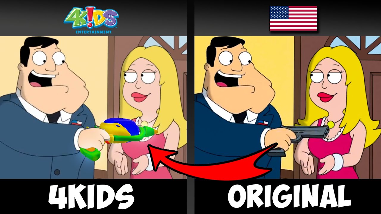 4kids Censorship In American Dad Youtube