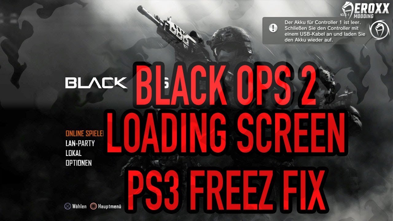 Ps3 Black Ops 2 Bo2 Start Up Loading Screen Freeze Fix Tutorial 2022