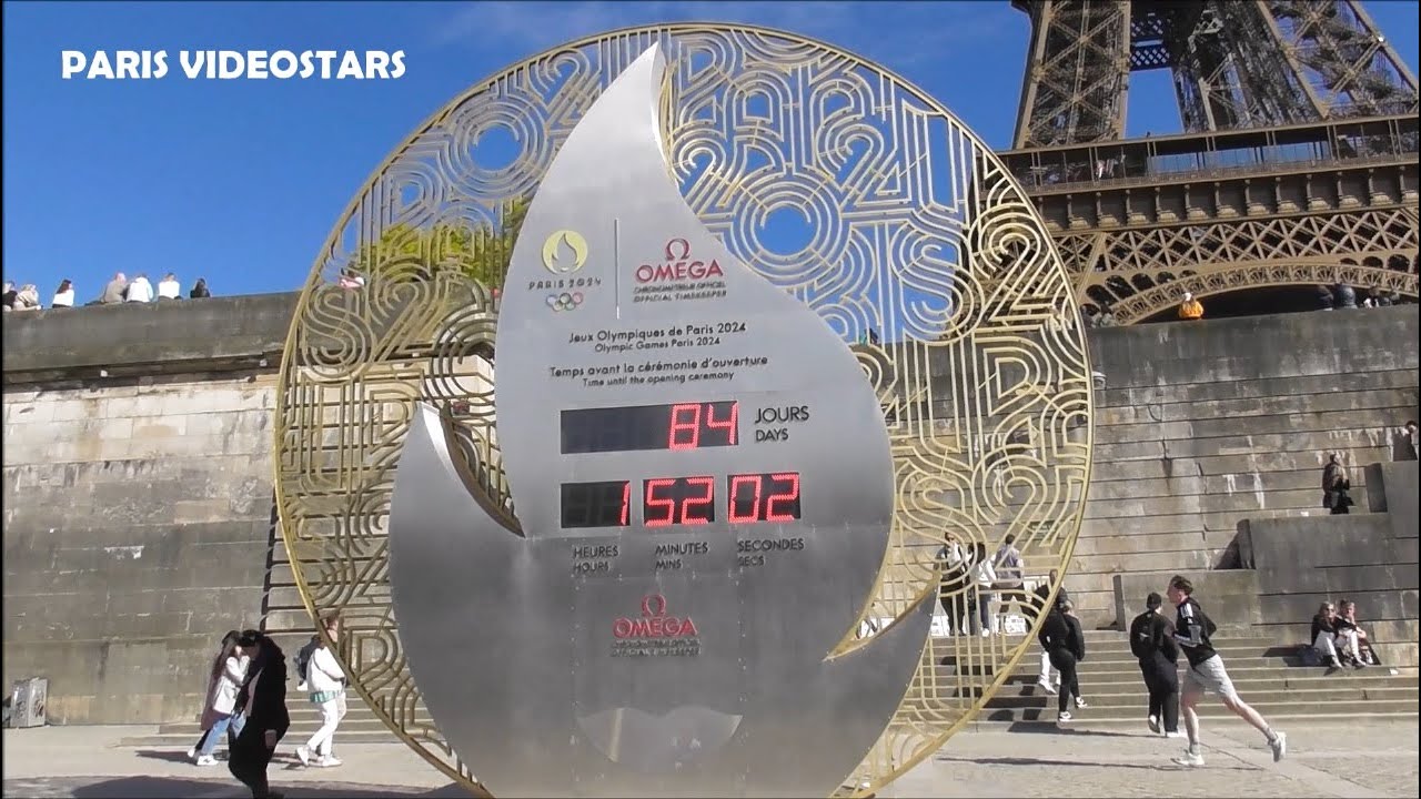 Countdown Clock Timer To Paris 2024 Olympic Games Compte à Rebours