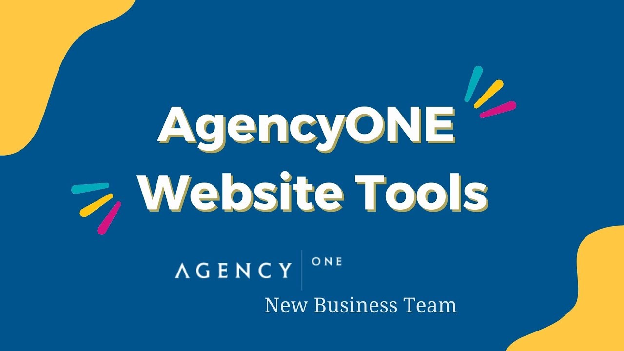 Agencyone Website Tools Youtube