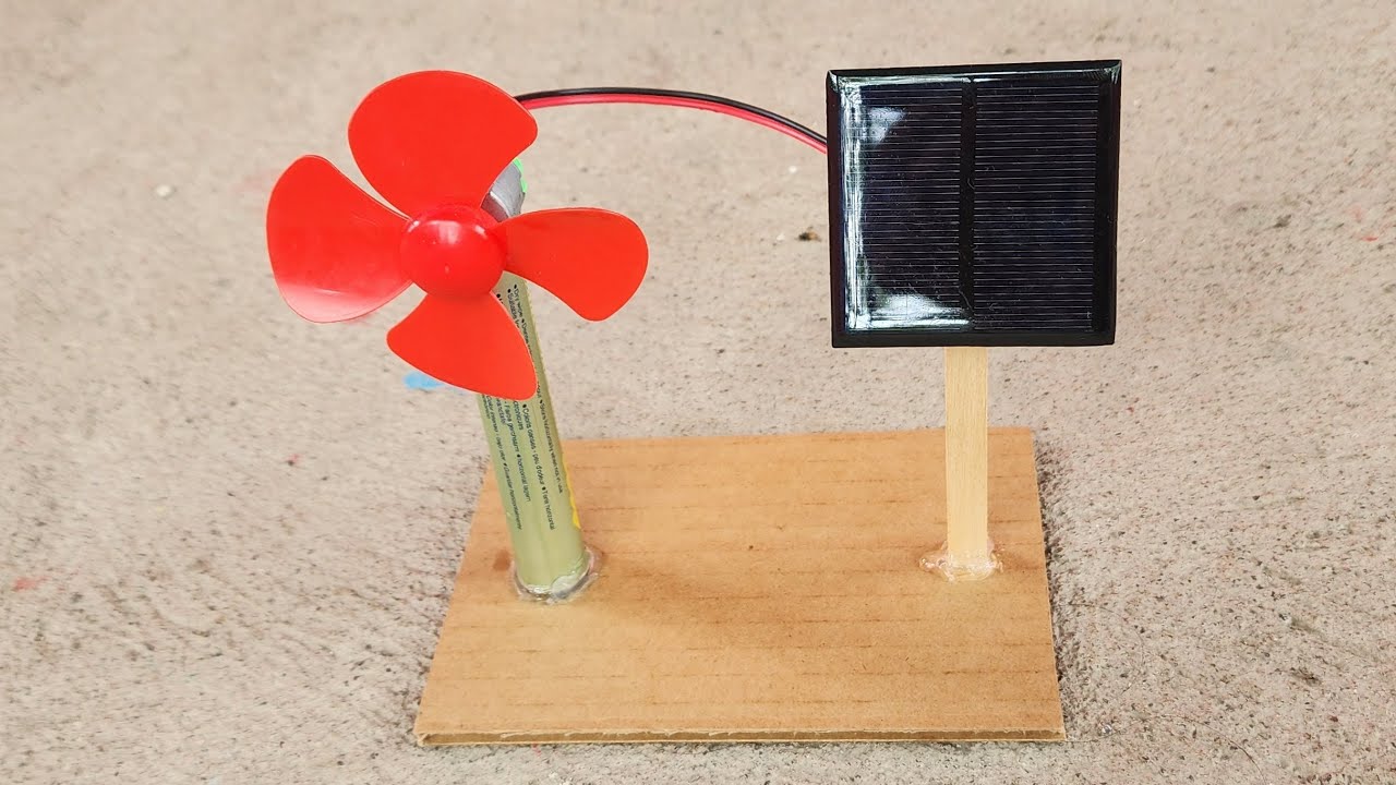 Cómo Hacer Un Ventilador Solar Casero Proyecto Escolar Youtube