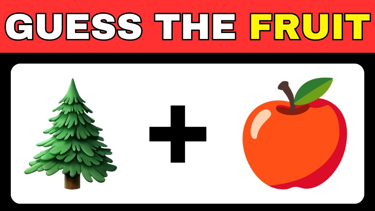 Can You Guess The Fruit By Emojis Emoji Quiz Challenge Youtube