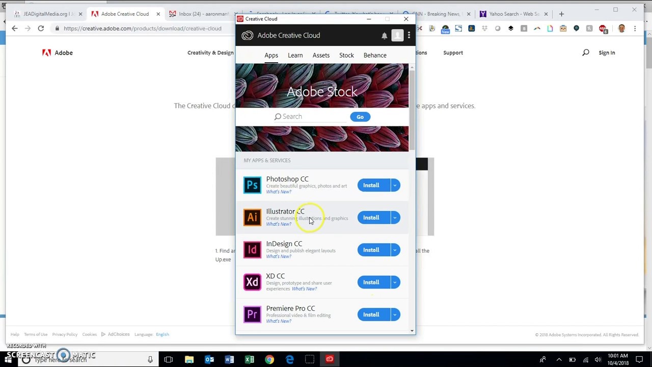 Adobe Creative Cloud Desktop Install Aogarry