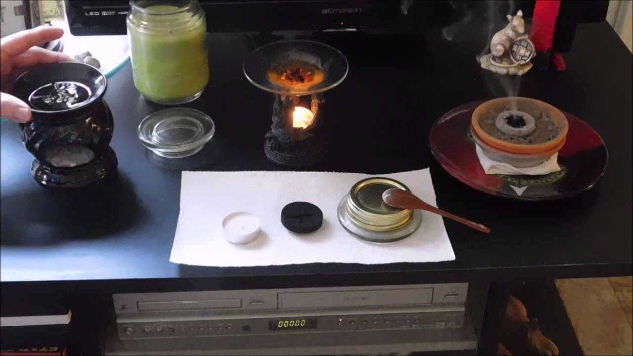 Burning Resin Incense Without Charcoal Made Easy Youtube